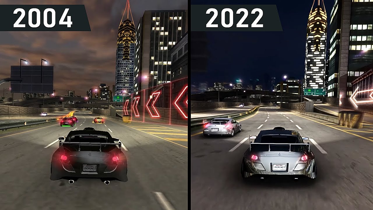 NFS UNDERGROUND 2 | 2004 vs 2022 Graphics Comparison Part 1 (4K) - YouTube