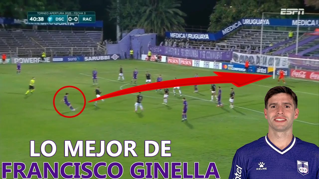Lo MEJOR de Francisco GINELLA en DEFENSOR SPORTING - YouTube