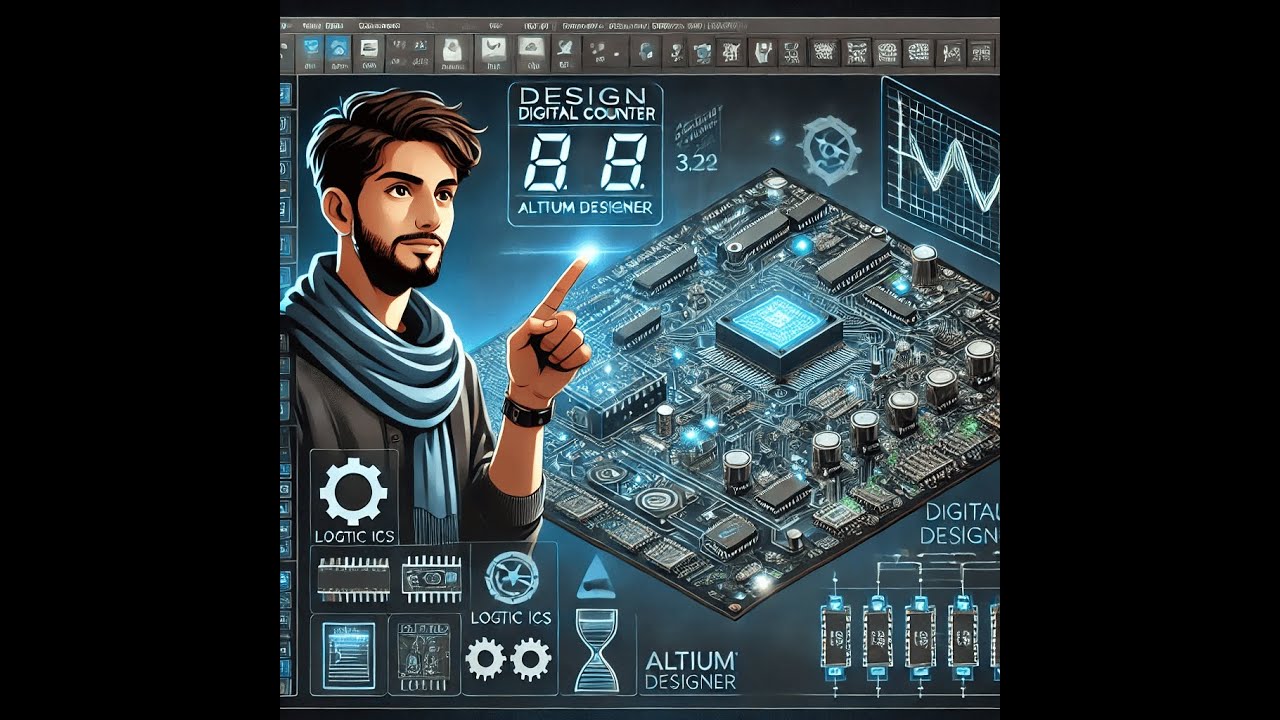 How to Design a Digital Counter Circuit in Altium Designer | Step-by-Step PCB Tutorial - YouTube