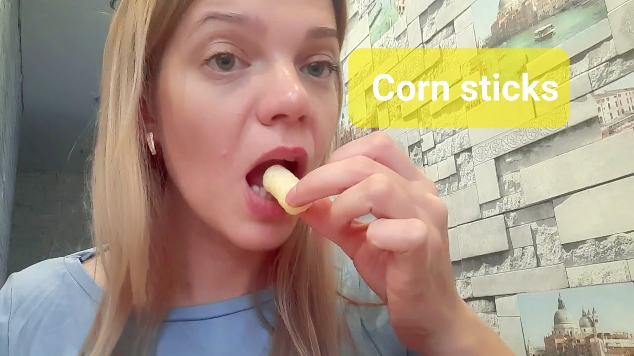Asmr Eating Corn Sticks Youtube