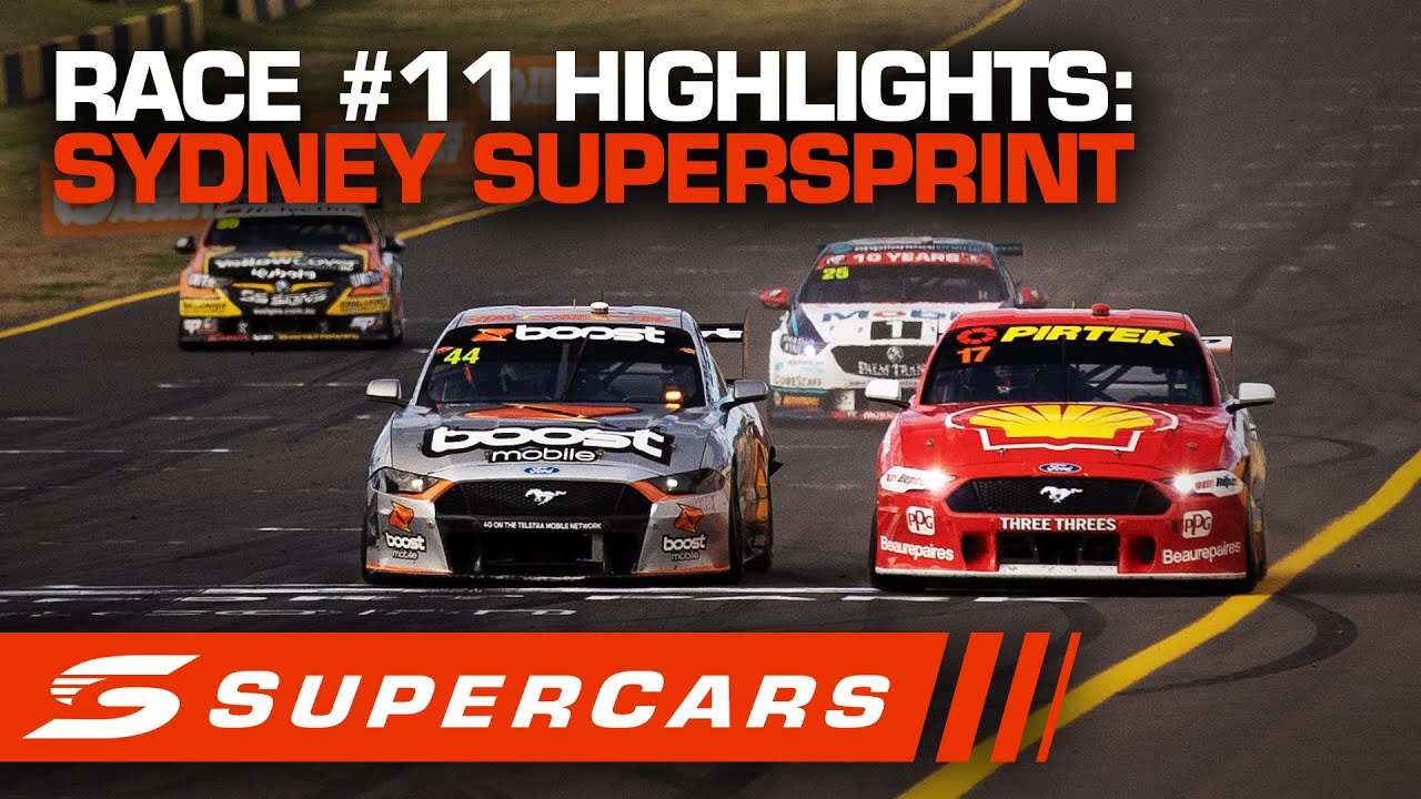 Highlights: Race #11 - Sydney SuperSprint | Supercars 2020 - YouTube