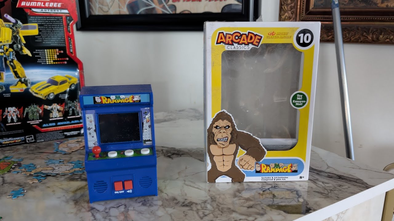Rampage mini arcade game (quick show off) - YouTube