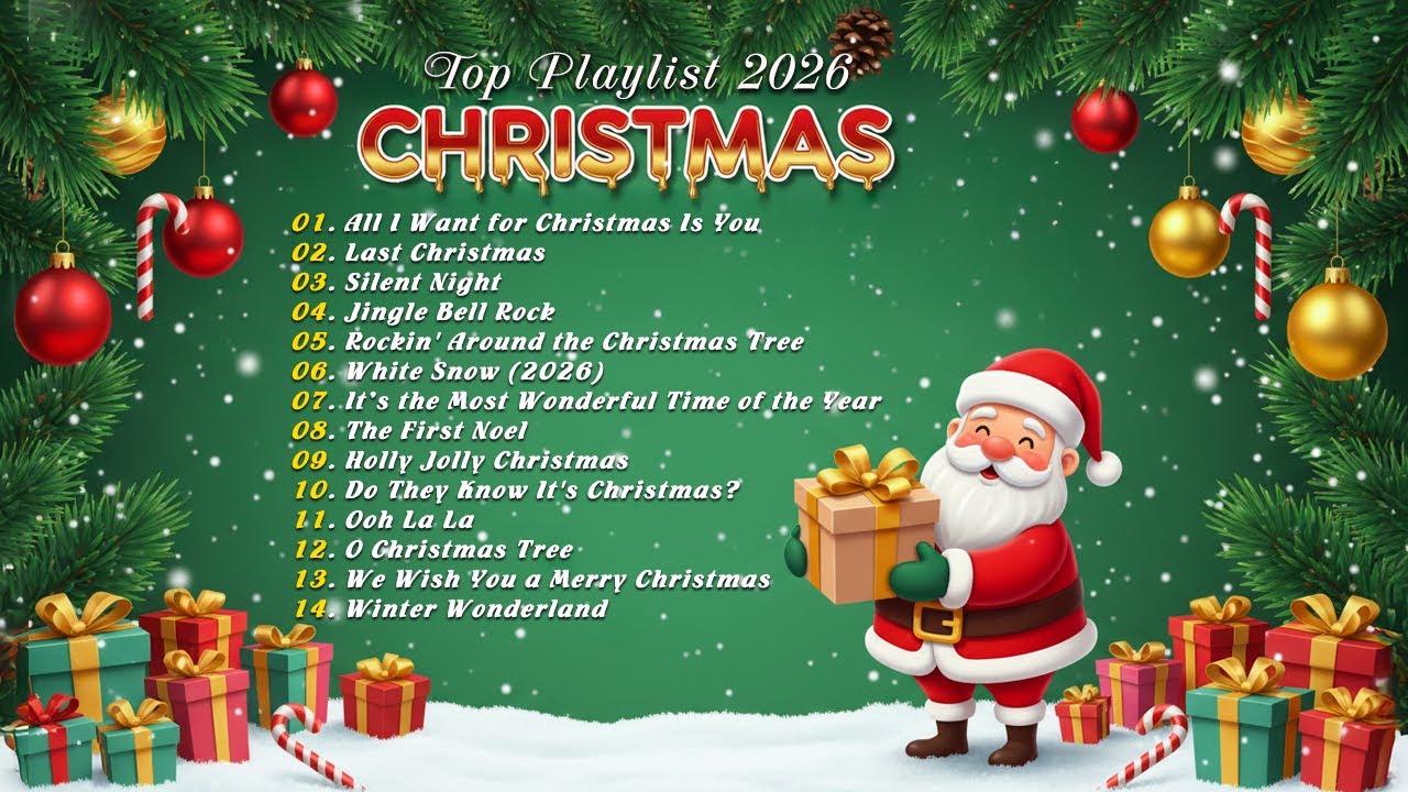 Top 100 Christmas Songs of All Time 🎄 3 Hour Christmas Music Playlist ...