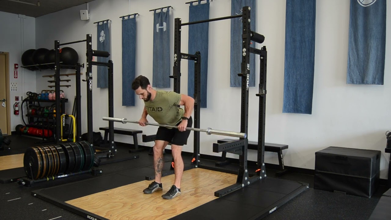 Barbell Bent Over Row - Exercise Demo - YouTube