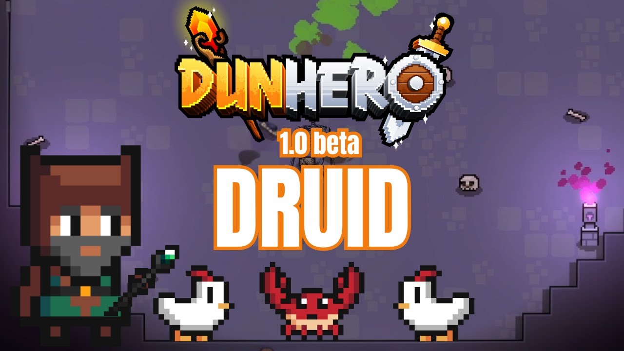 DunHero 1.0 Beta Summoning Fest - Roguelite RPG Chaos! - Druid Gameplay ...