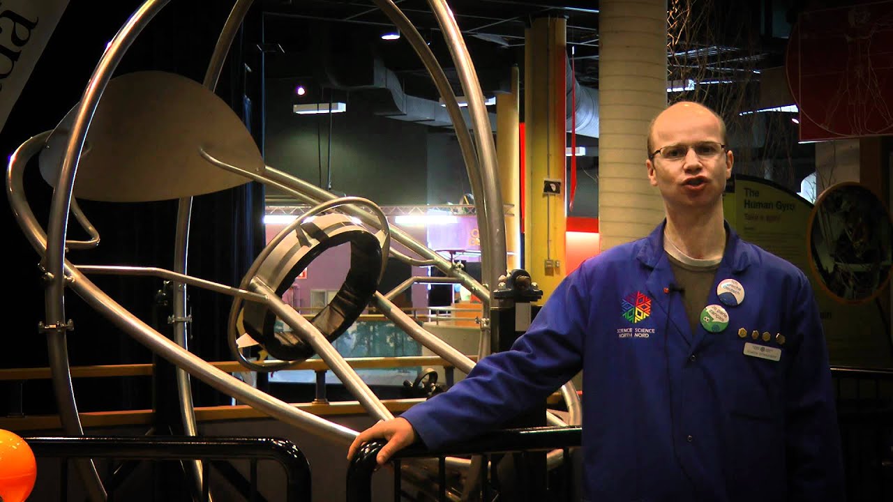 Human Gyroscope at Science North - YouTube