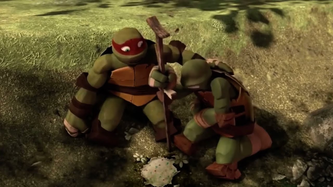 TMNT (2012) Leo Throws Up - YouTube