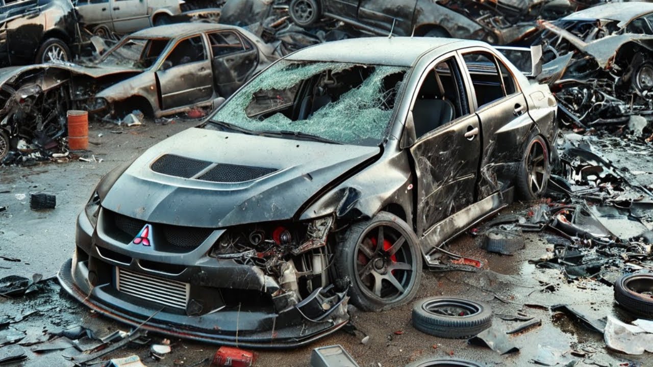 Restoring a crashed Mitsubishi Lancer Evo MR (2008) | Need For Speed ...