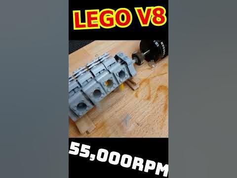 lego v8 engine to 55.000rpm (BOOM) - YouTube