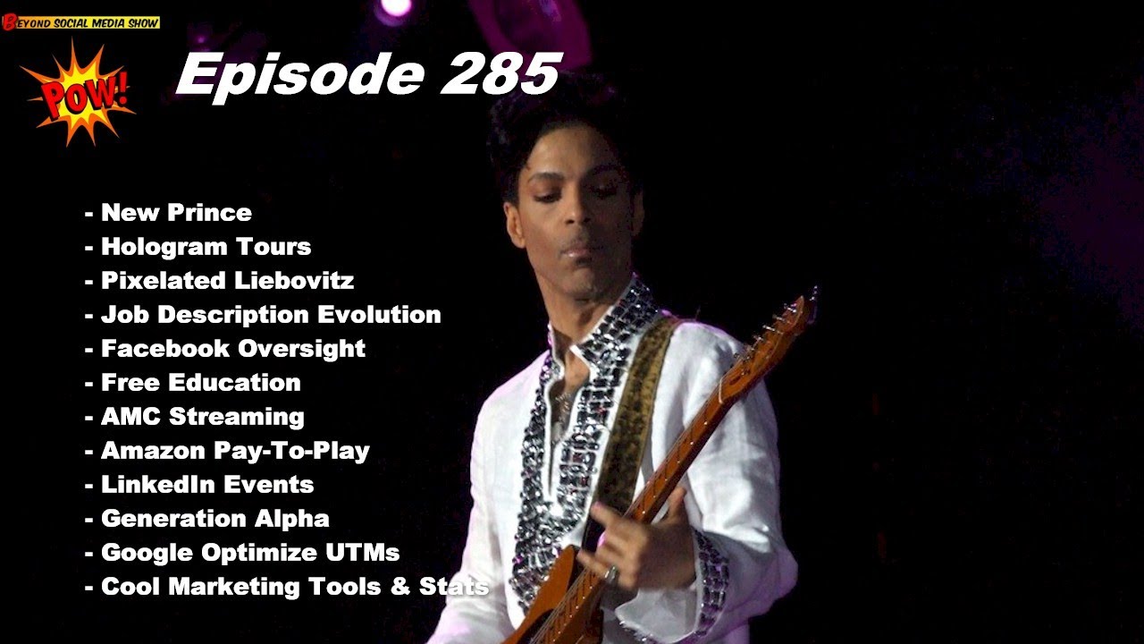 New #Prince Music & Hologram Tours - Beyond Social Media Show 285 - YouTube