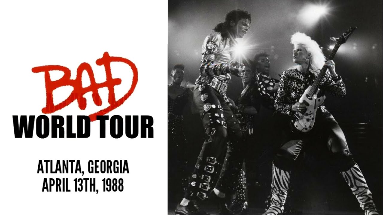 Michael Jackson | Bad Tour live in Atlanta, Georgia (April 13th, 1988 ...