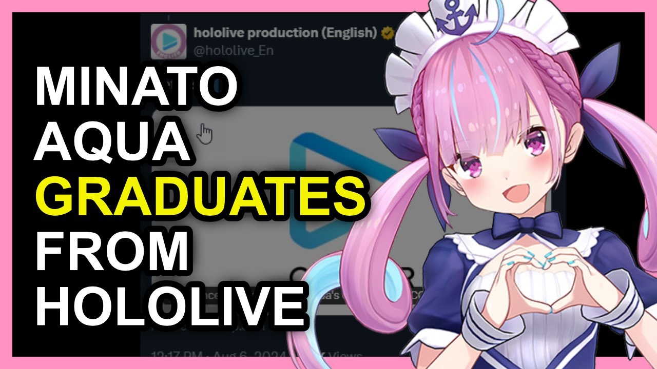 Hololive Announces Minato Aqua's Graduation - YouTube