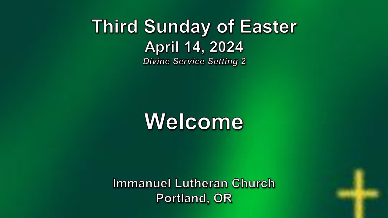 April 14, 2024 - Third Sunday of Easter - YouTube