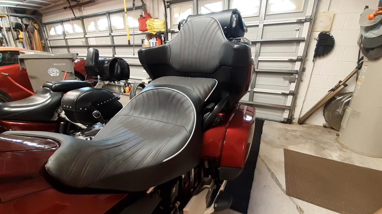 How to Install a Corbin Seat & Passenger Backrest on a Goldwing Tour ...