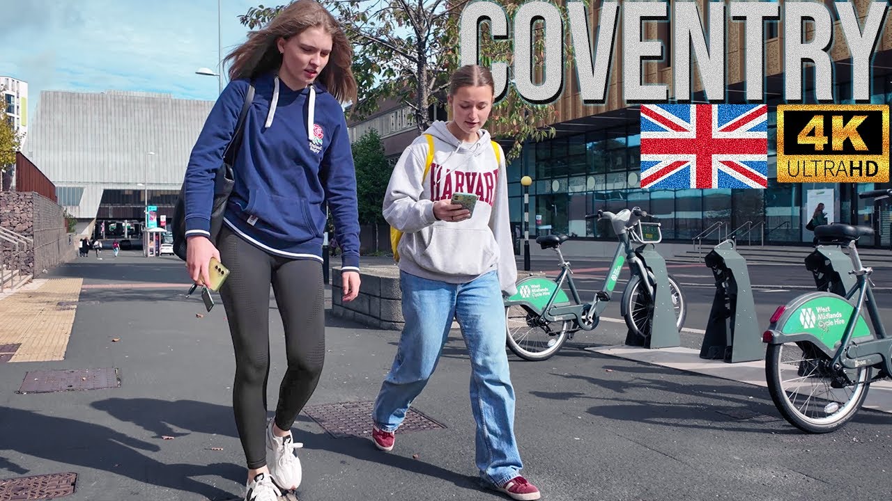 Coventry - City Tour 2024| Walking The Streets of Coventry | Central ...