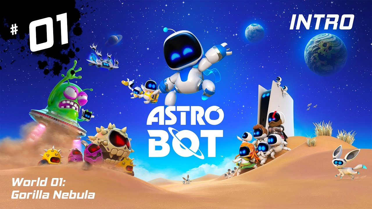 ASTRO BOT (INTRO) World 01: Gorilla Nebula Walkthrough Gameplay PS5 ...
