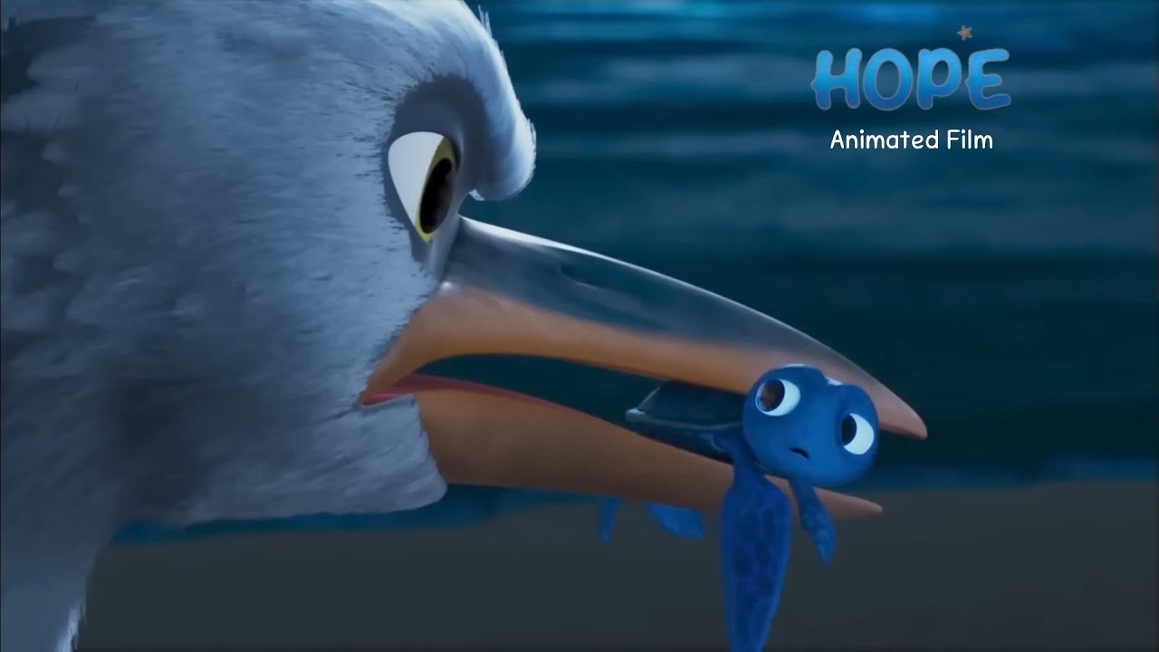 CGI Animated "A Sea Turtle's Journey: Overcoming Obstacles with Hope ...