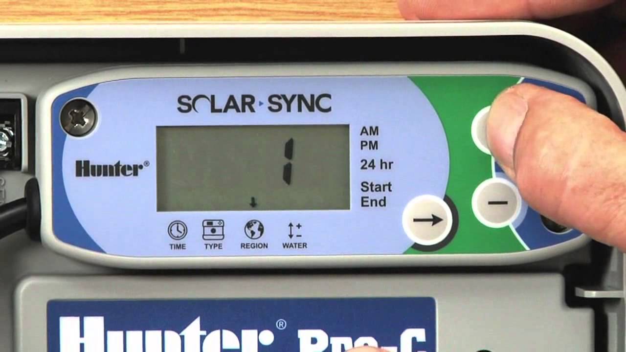 Hunter Solar Sync instellen (deel 2 van ) - How to video (NL- BE) - YouTube