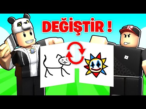 Resim Çiz ve Sonra Arkadaşınla Değiştir ! - Roblox