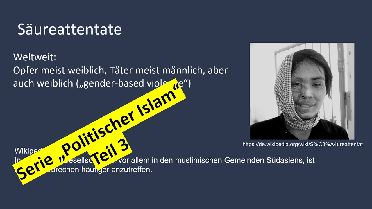 Politischer Islam - Teil 3 | Ethische Prinzipien, Scharia und Frauen ...