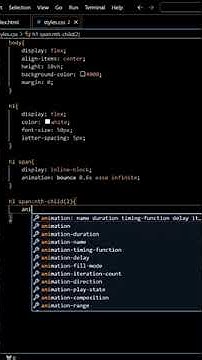 learn how to create a stunning #bouncing Text Effect using just #html and #css! - YouTube
