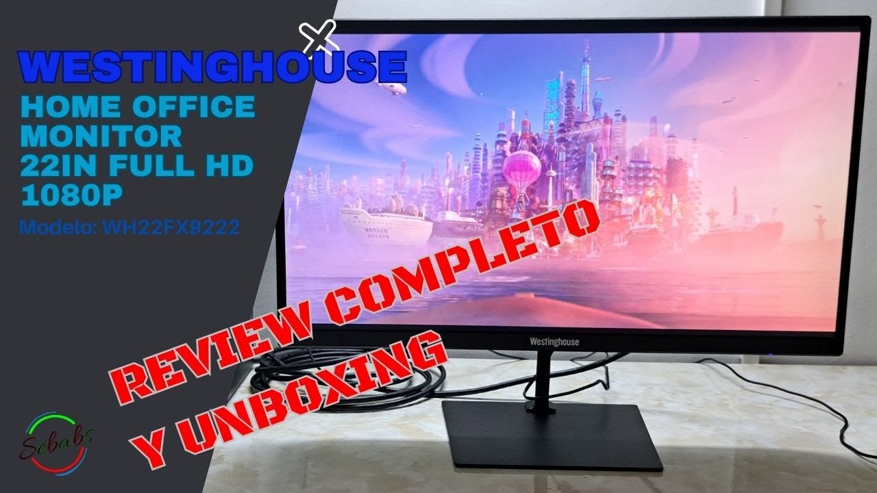 REVIEW COMPLETO Y UNBOXING del monitor Westinghouse 22 Full HD 1080p ...