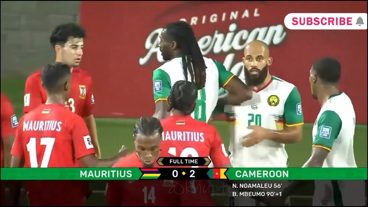 Mbeumo scores for Cameroon in victory | Mauritus 0-2 Cameron | World ...