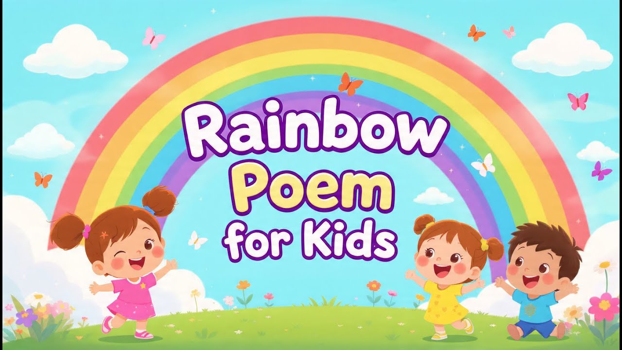 Rainbow Magic Poem 🌈 | Kids' Colorful Adventure & Soothing Bedtime ...