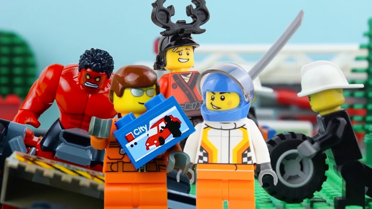 LEGO City Brick Building (COMPILATON) STOP MOTION LEGO Speed Building ...