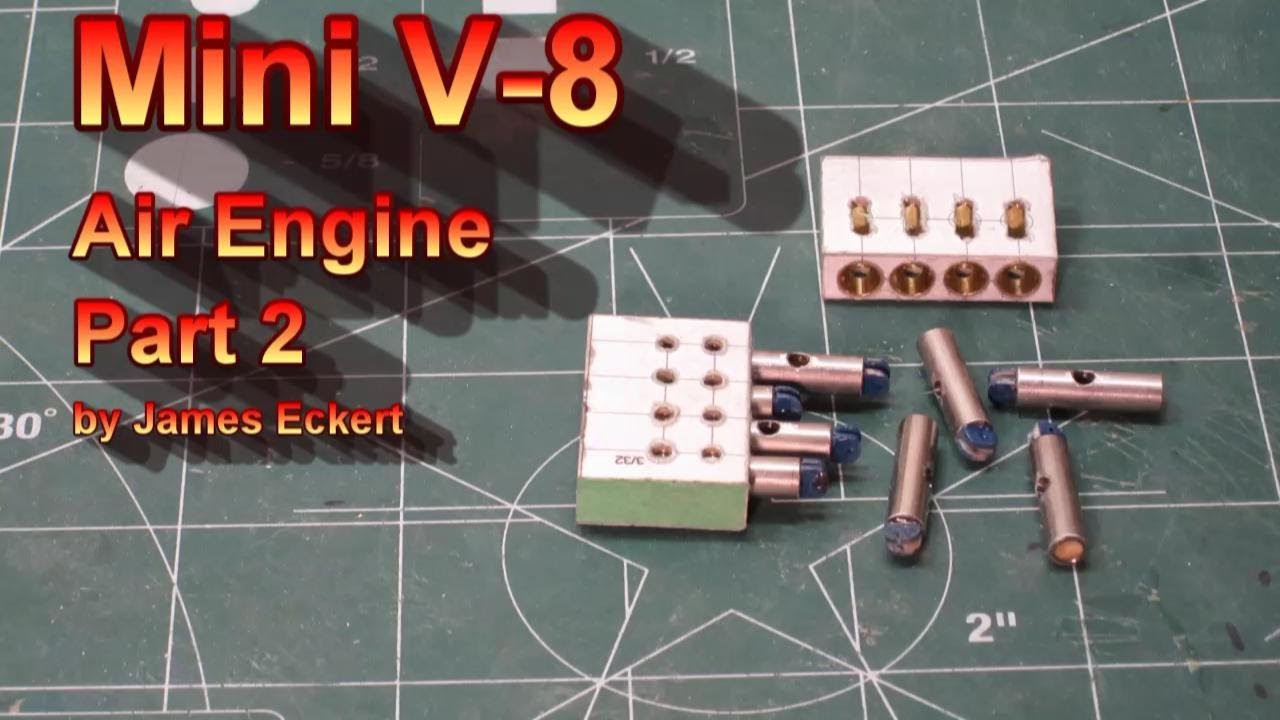 Mini V8 Air Engine Part 2 - YouTube
