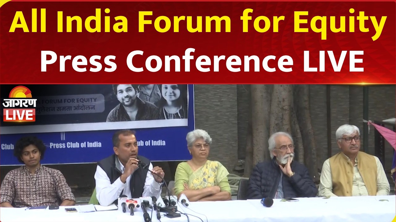 LIVE: All India Forum for Equity UGC Holds Press Conference | Delhi ...