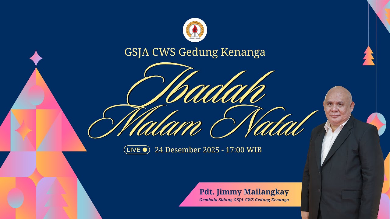 Ibadah Malam Natal | Pdt. Jimmy Mailangkay | Hadiah Terindah ...