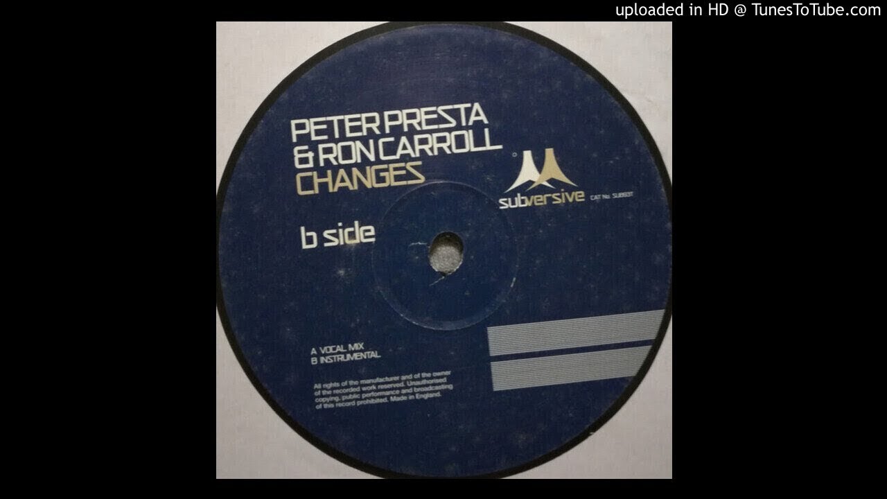 Peter Presta & Ron Carroll - Changes (Instrumental / B Side) - YouTube