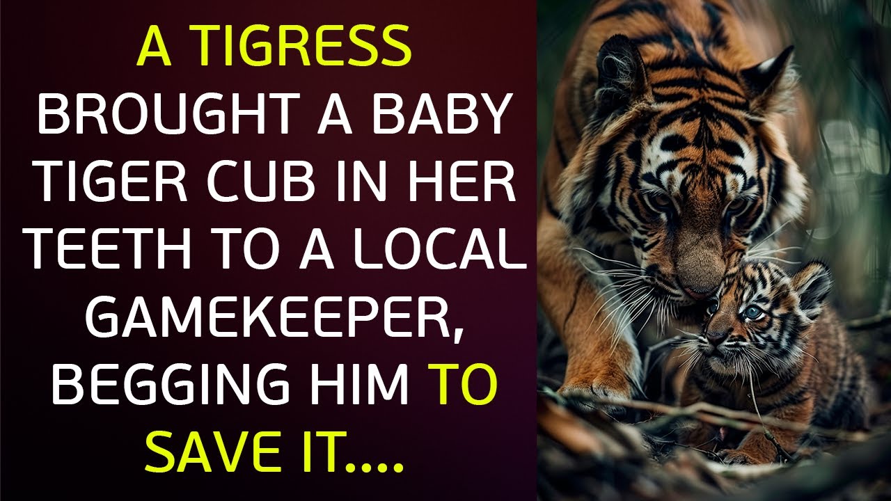 A tigress carried a tiger cub in her teeth to a local forest ranger ...