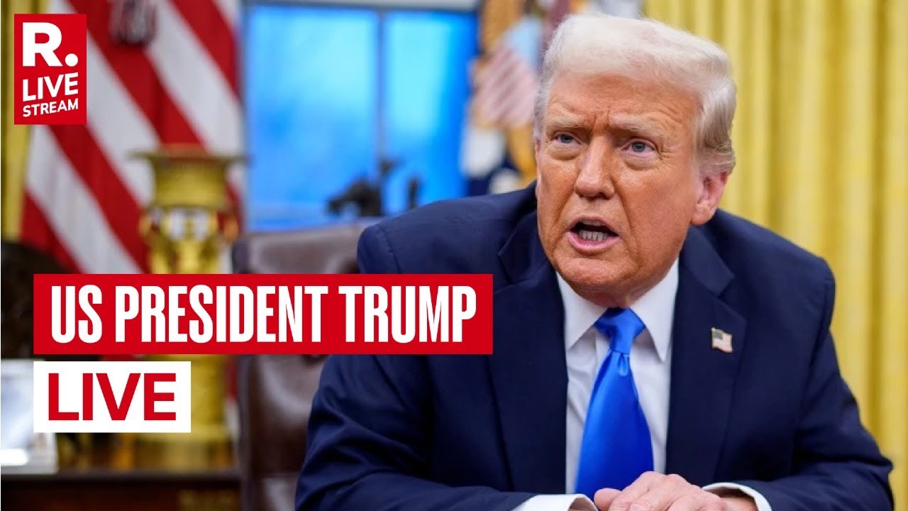 Trump LIVE: US President Donald Trump Delivers An Address To The Nation ...