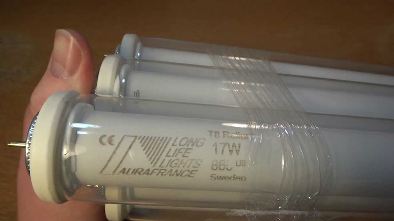 Aura 17watt Fluorescent Sign Light Bulbs - YouTube