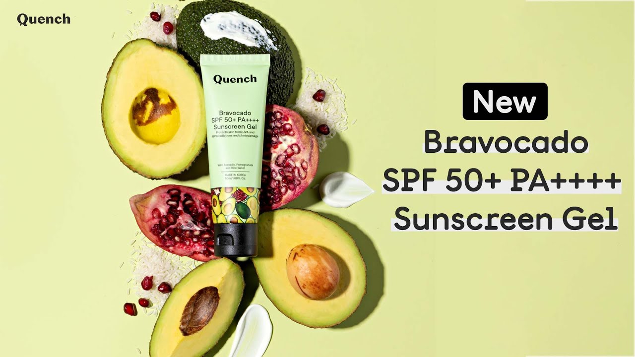 Introducing Bravocado SPF 50+ PA++++ Sunscreen Gel | Quench Botanics ...