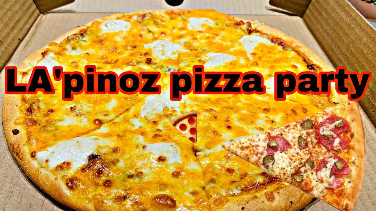 Lapinoz pizza party with mom dad | cheesy 7 pizza | Ahemdabad food ...