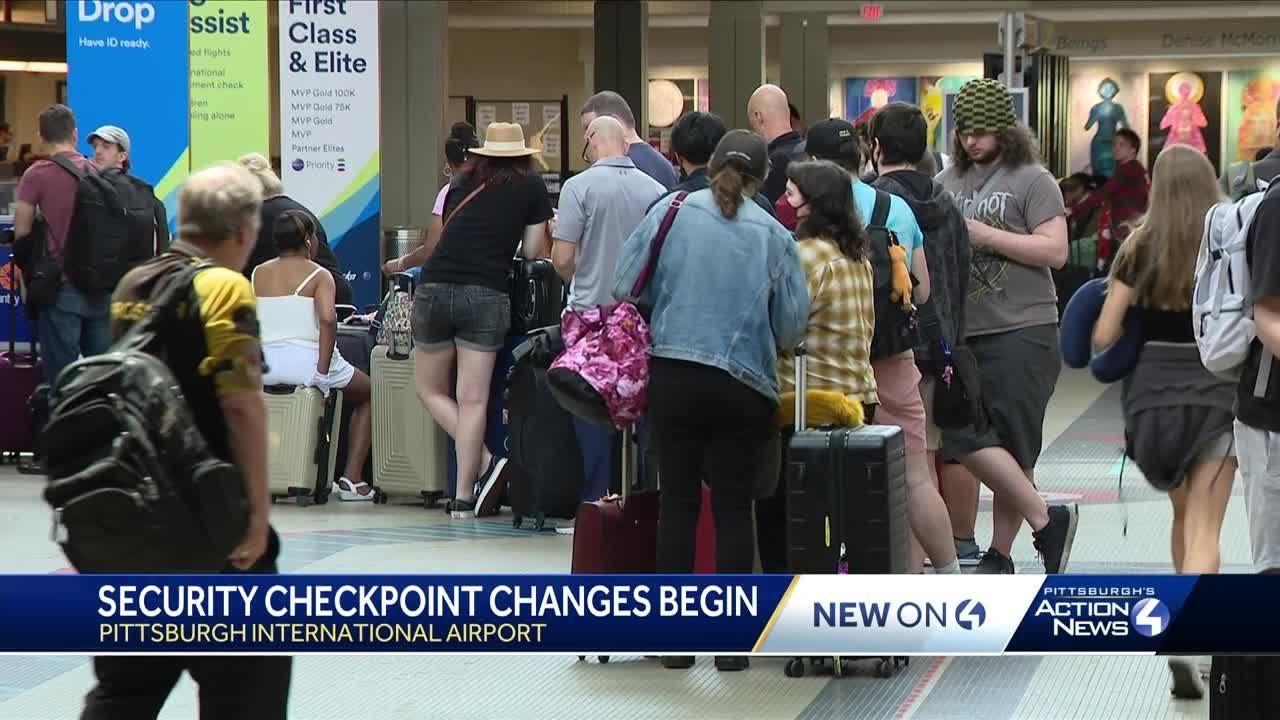 Security checkpoint changes begin at Pittsburgh International Airport ...