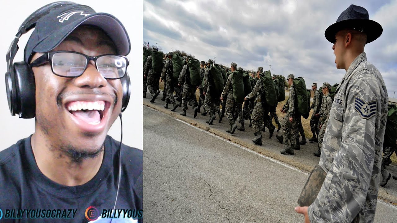 (Veteran REACTS To) US Air Force Recruit Training - Basic Military ...