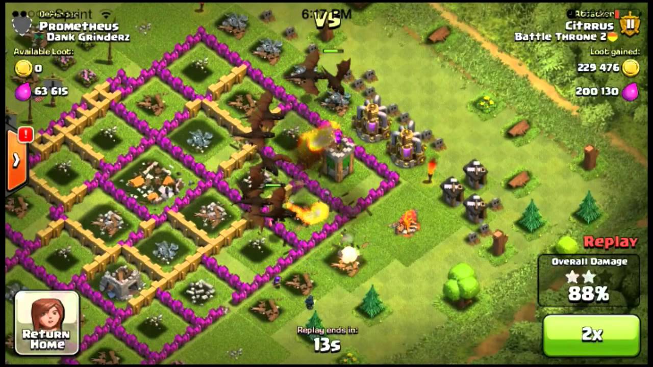 Clash of Clans - High Level Attacks! - YouTube