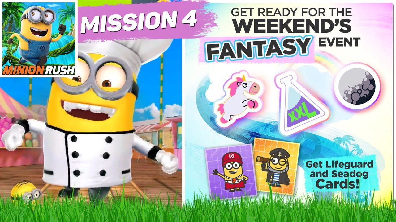 Baker Despicable Me Minion Rush FANTASY EVENT mission 4 - gameplay ...