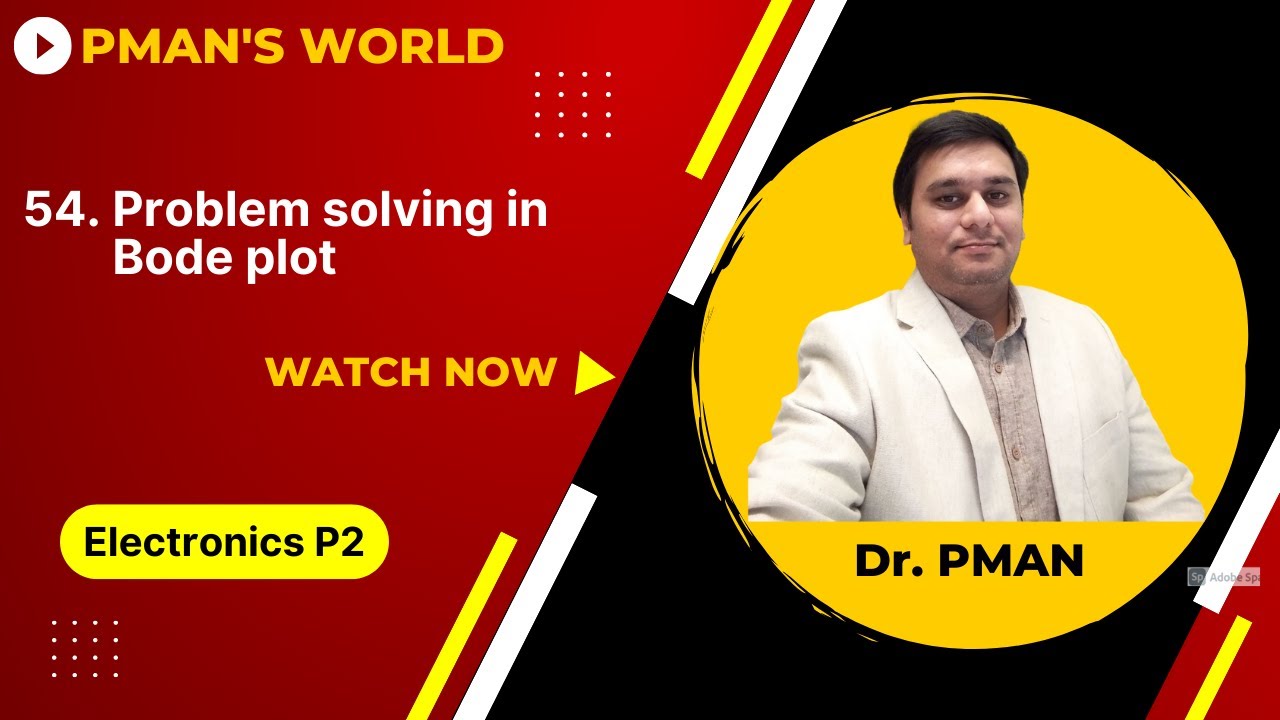 Electronics P2 54. Problem solving in Bode plot - YouTube