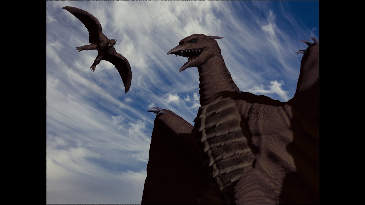 Rodan 1956-Singular Point Roars and Sounds [Complete] - YouTube