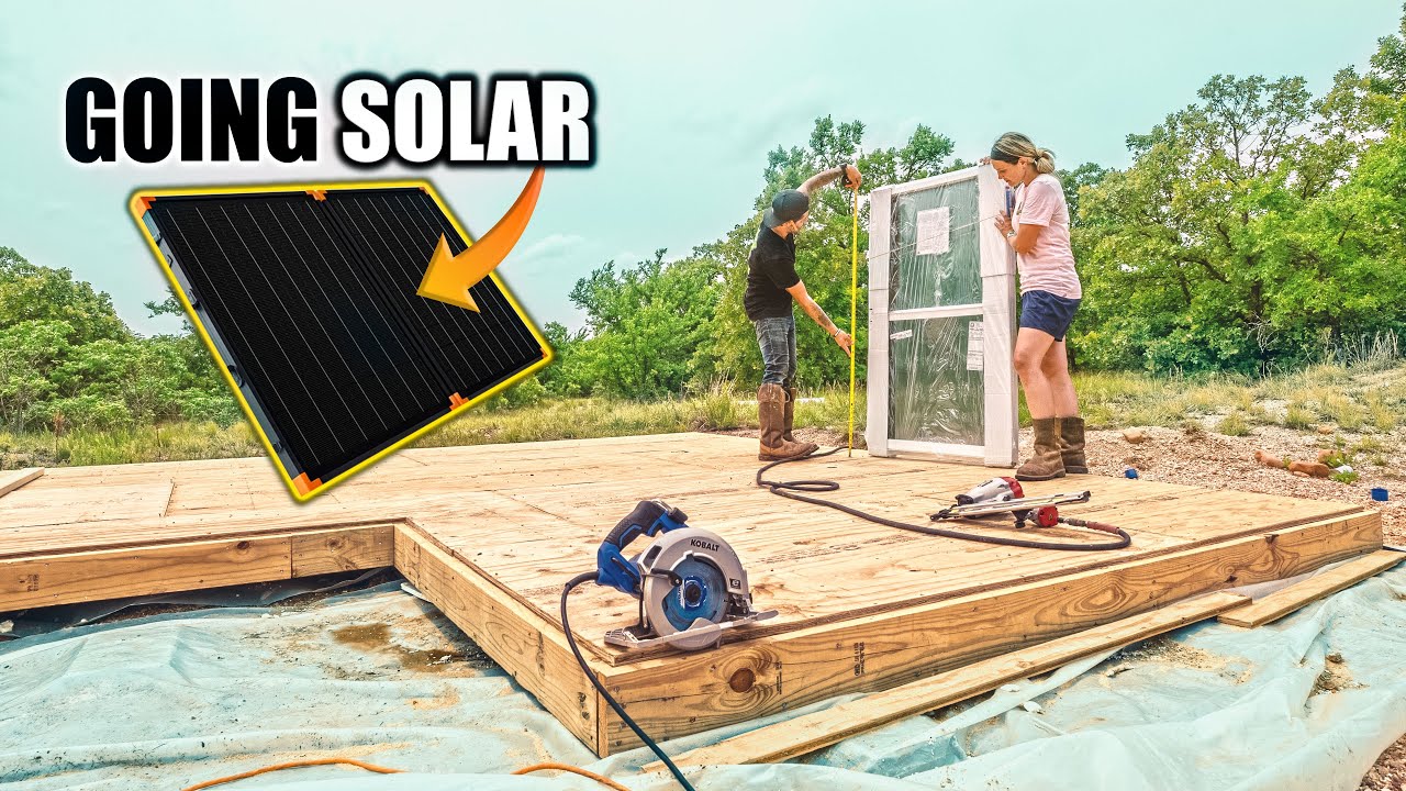 Couple Builds DIY Tiny House Build Off Grid / Solar / Self Reliance ...