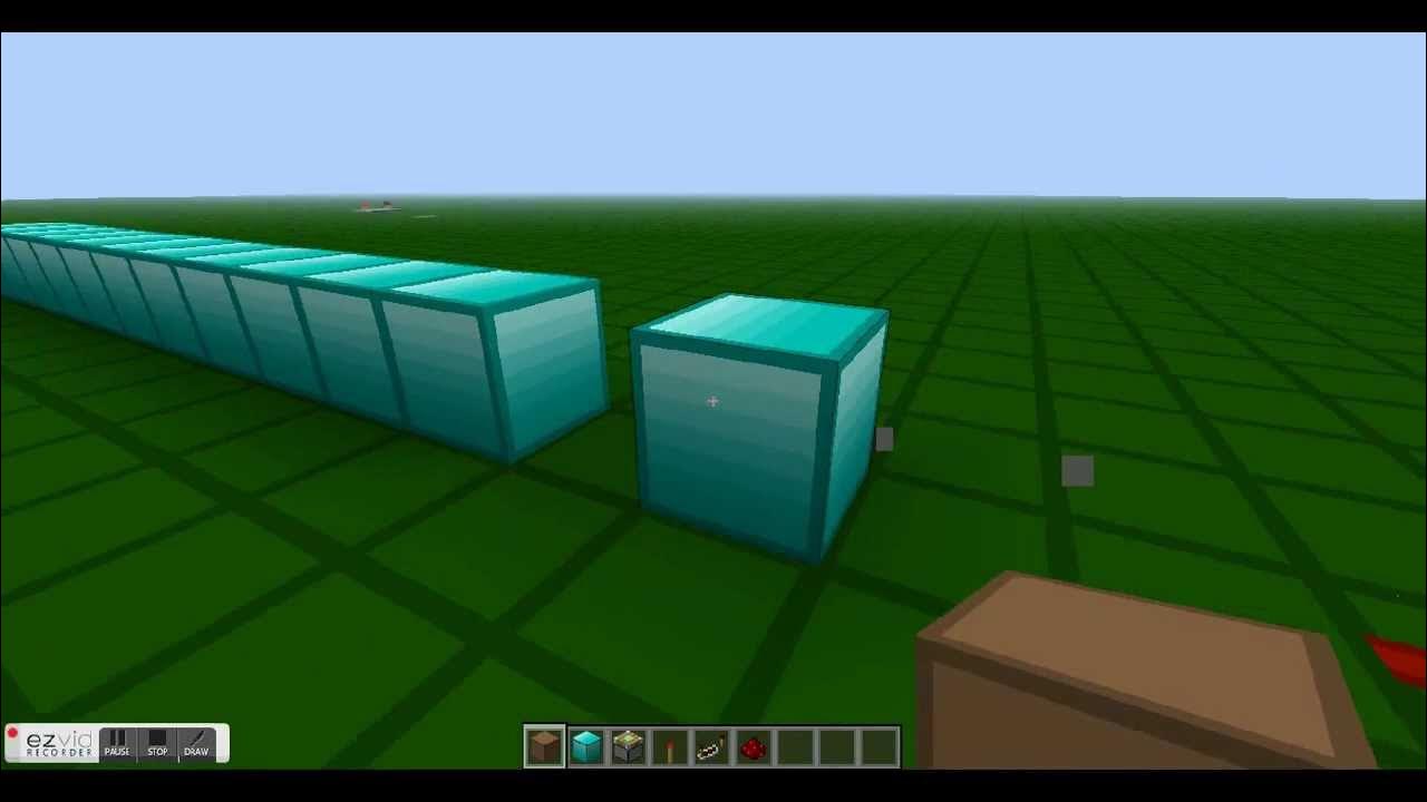 Minecraft How to Duplicate Diamond Blocks - YouTube