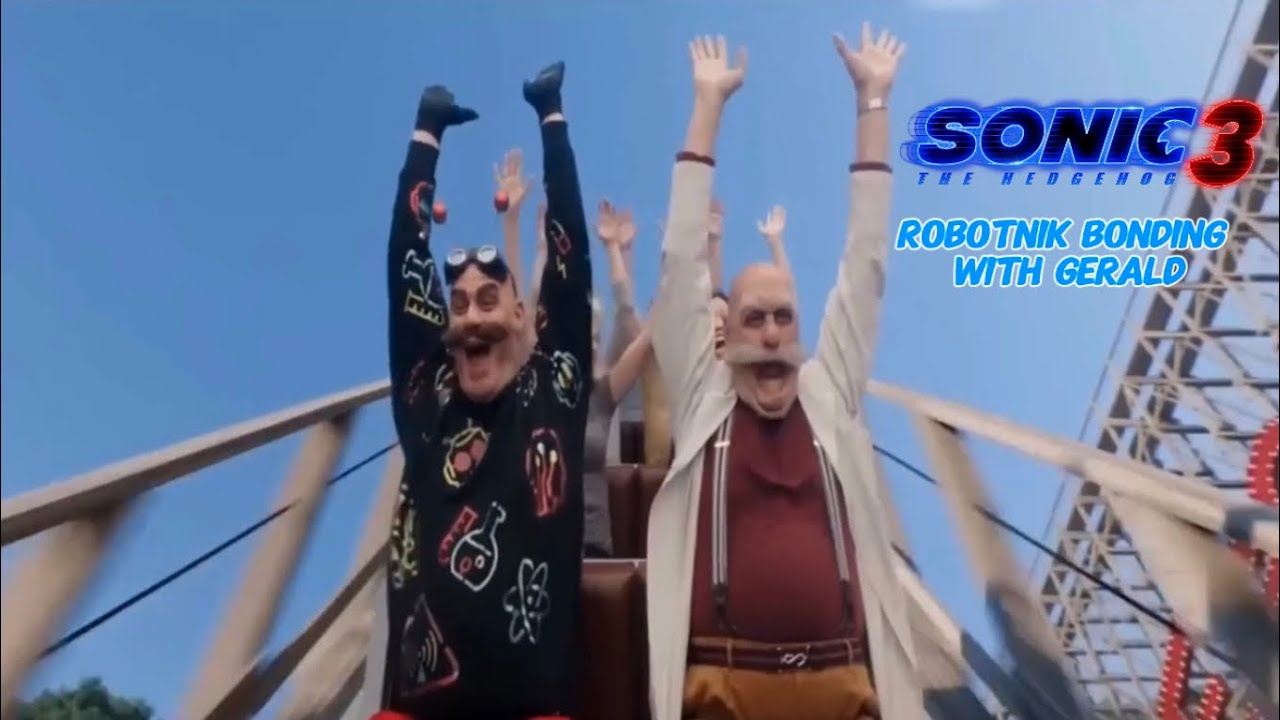 Sonic The Hedgehog 3 Dr Robotnik Bonding With His Grandpa - YouTube