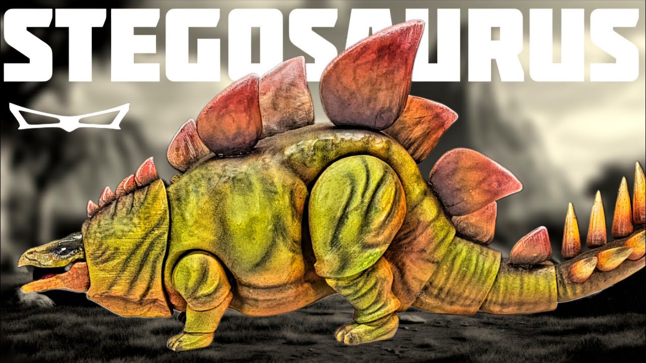 GIGANTIC Aulita Heroes super articulated Stegosaurus Review!!! - YouTube