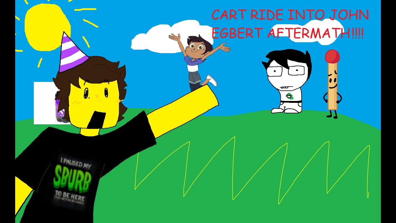 loser wins cart ride into john egbert #homestuck #roblox - YouTube