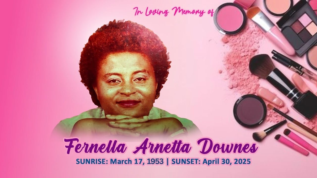Celebrating The Life of Fernella Arnetta Downes - YouTube